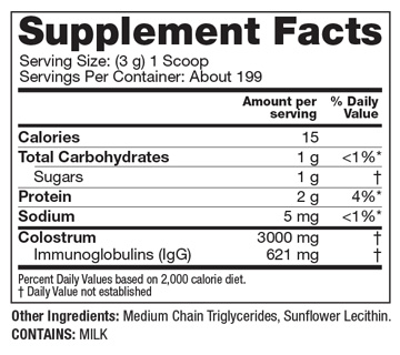 ColostrumPRO Powder - Healing Waters Clinic & Herb Shop